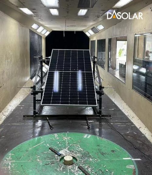 DAS Solar PV products have first successfully awarded for wind tunnel ...